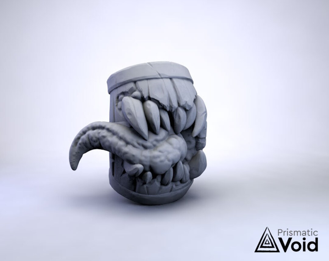 Barrel Mimic - Miniature for Dungeons & Dragons, Tabletop RPG, Kings of ...