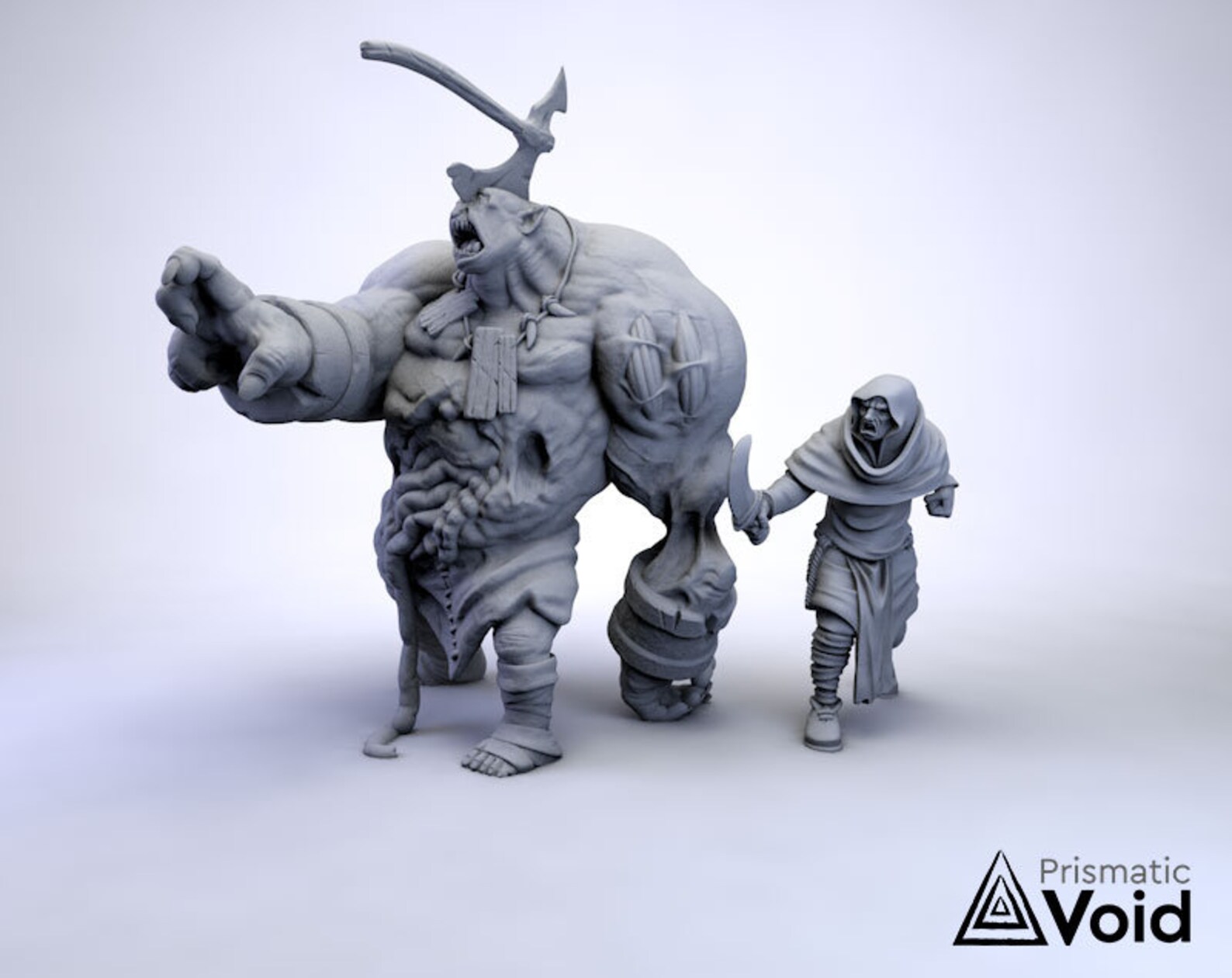 Undead Ogre Zombie Miniature for Dungeons & Dragons - Etsy