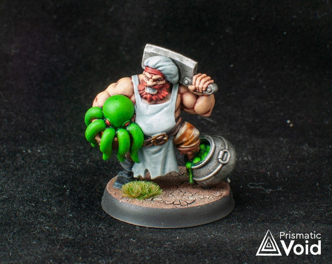 Dwarf Pirate Cook Miniature for Dungeons & Dragons, Tabletop RPG - Etsy