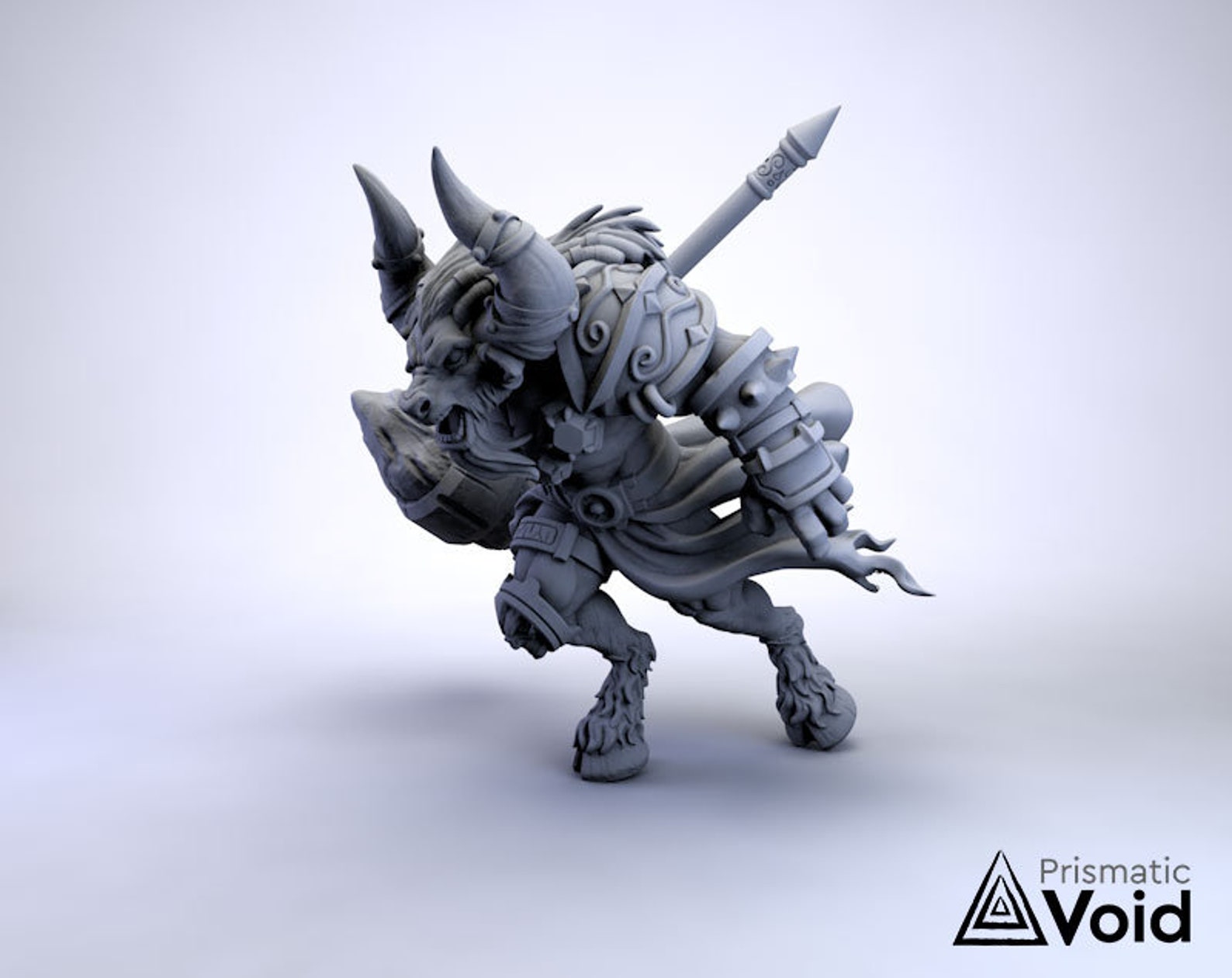Minotaur Knight Miniature for Dungeons & Dragons - Etsy