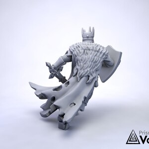 Undead Knight / Skeleton King - Miniature for Dungeons & Dragons ...