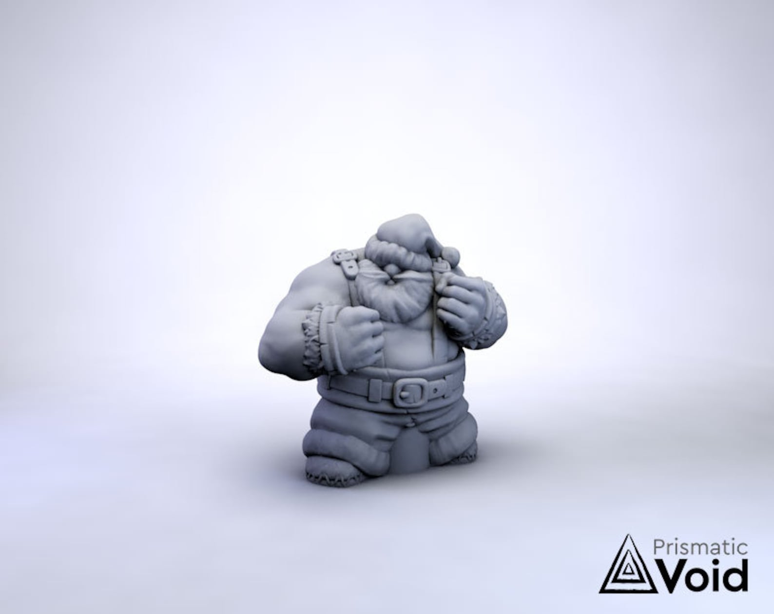 Dwarf Drunken Santa Miniature for Dungeons & Dragons - Etsy