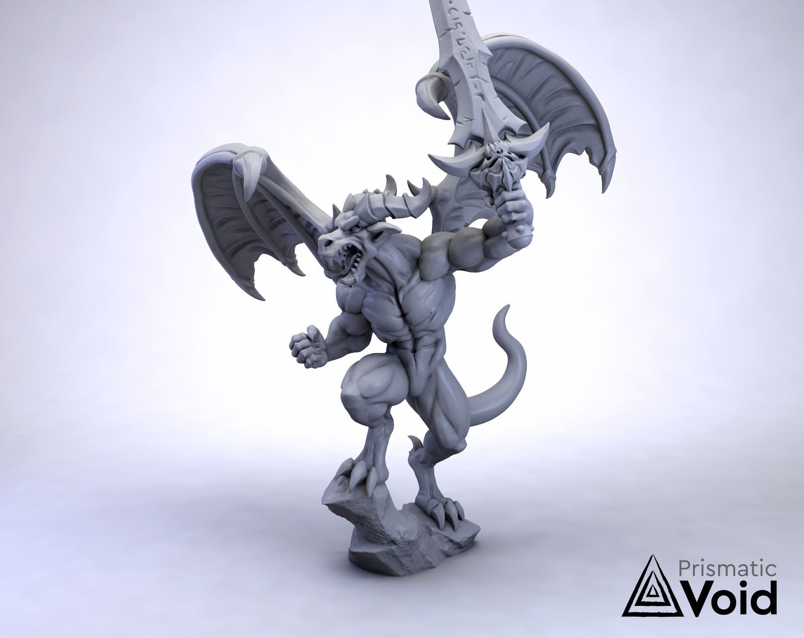 Abishai / Fiend / Devil miniature for Dungeons & Dragons | Etsy