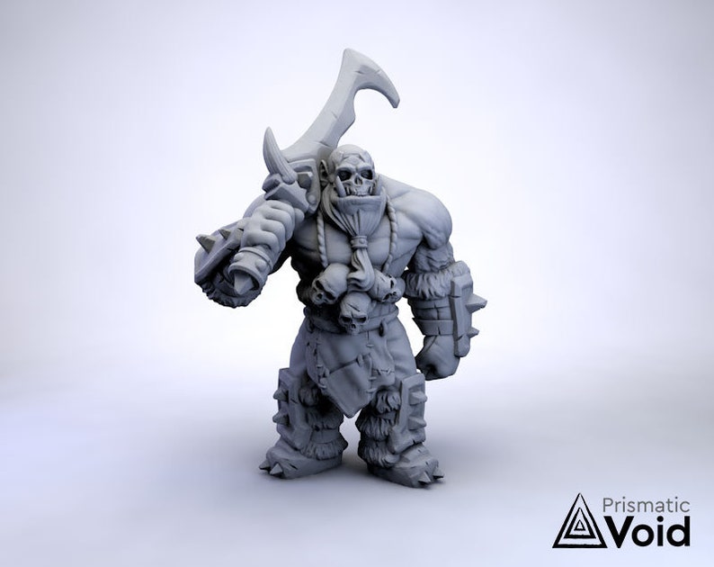 Orc Veteran Warrior miniature for Dungeons & Dragons | Etsy