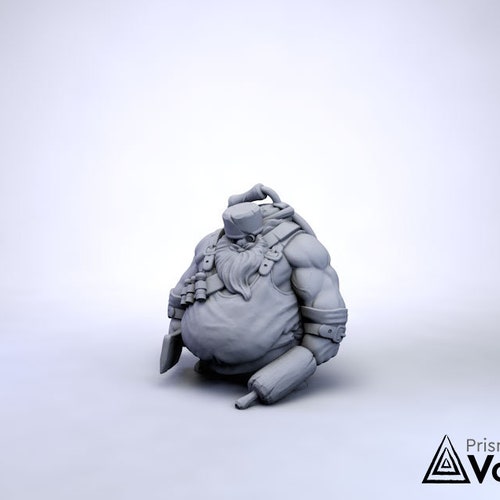 Dwarf Innkeeper Miniature for Dungeons & Dragons Tabletop - Etsy