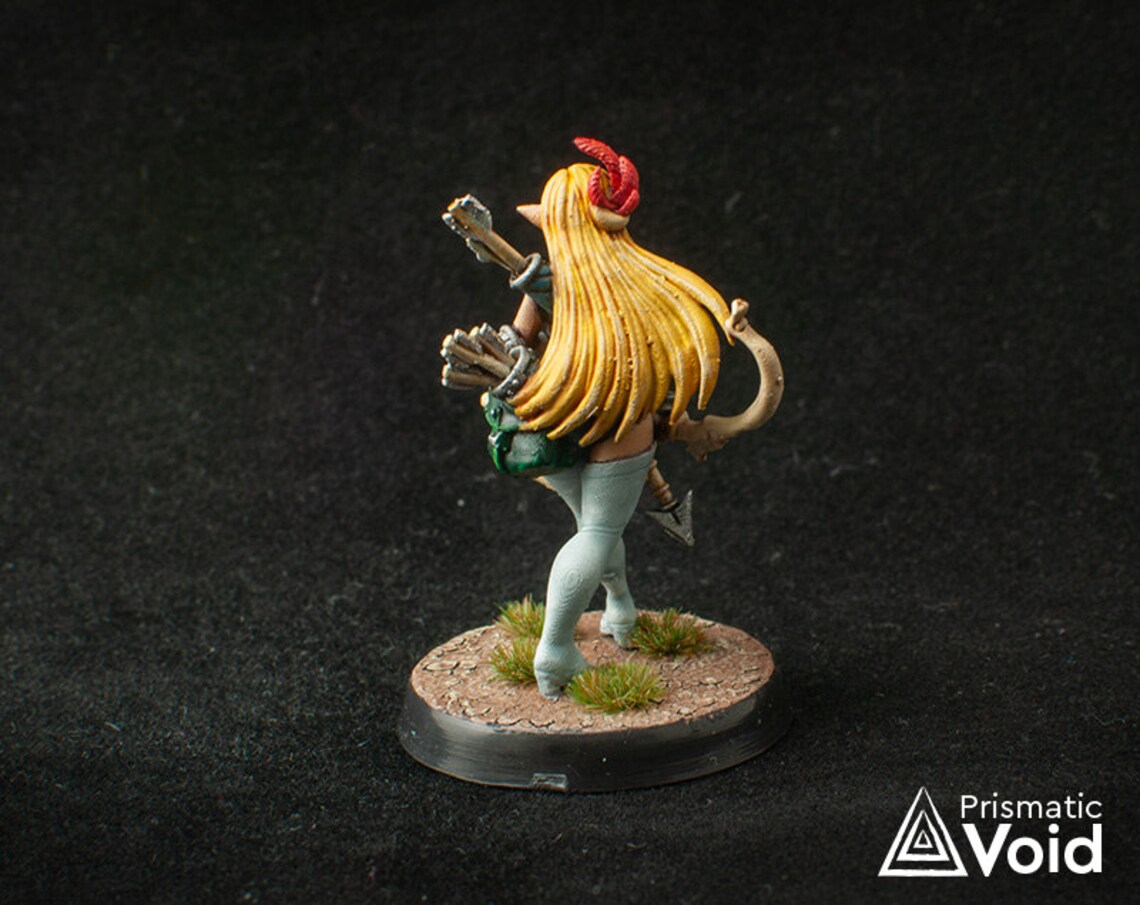 Female Wood Elf Ranger Miniature for Dungeons & Dragons - Etsy Australia