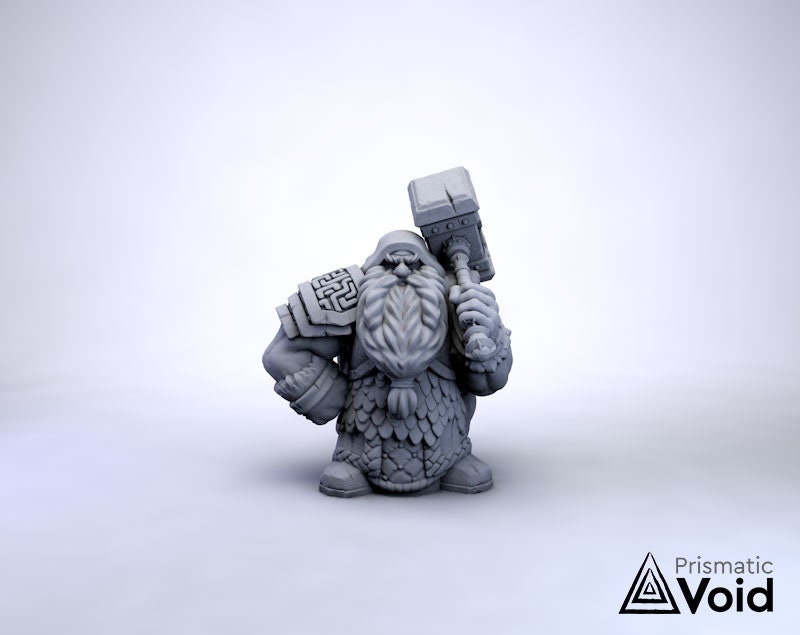 Dwarf Runesmith Miniature for Dungeons & Dragons Tabletop - Etsy
