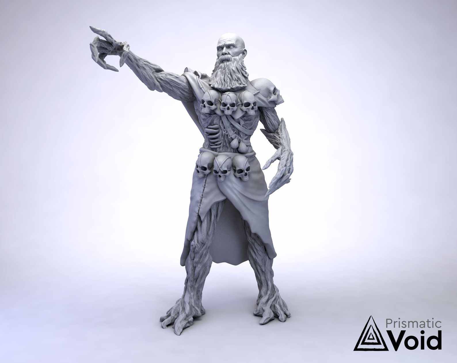 Leshy With Wolves / Forest Spirit / Leszy Miniature for - Etsy