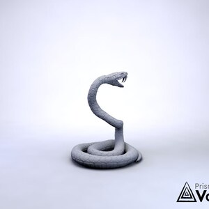Giant Poisonous Snake Miniature for Dungeons & Dragons, Pathfinder ...