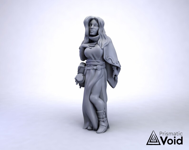 Female Cleric / Healer - Miniature for Dungeons & Dragons, Tabletop RPG ...