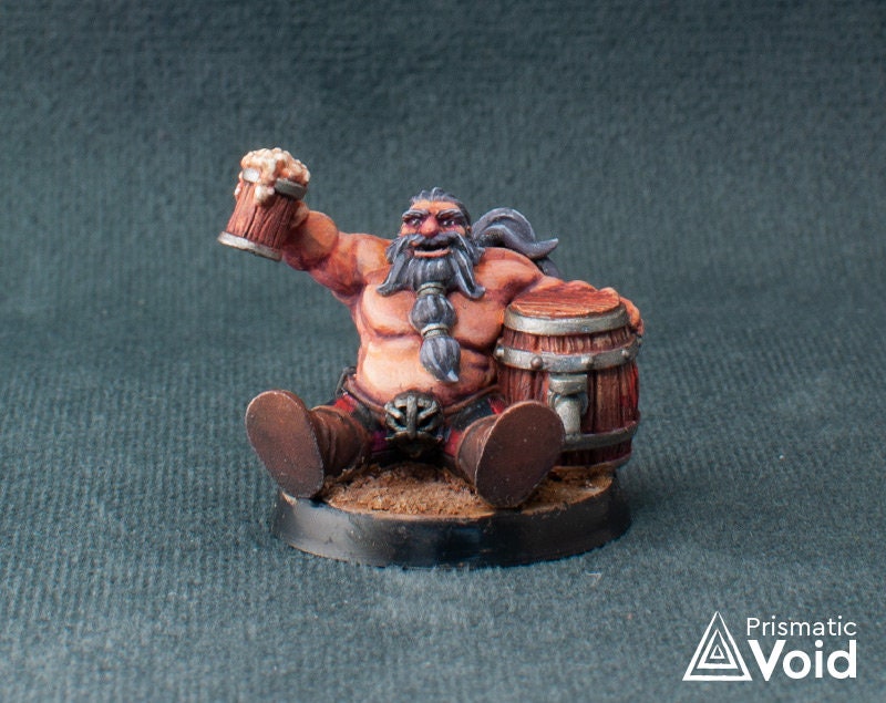Dwarven Drunkard - Miniature for Dungeons & Dragons, Tabletop RPG ...