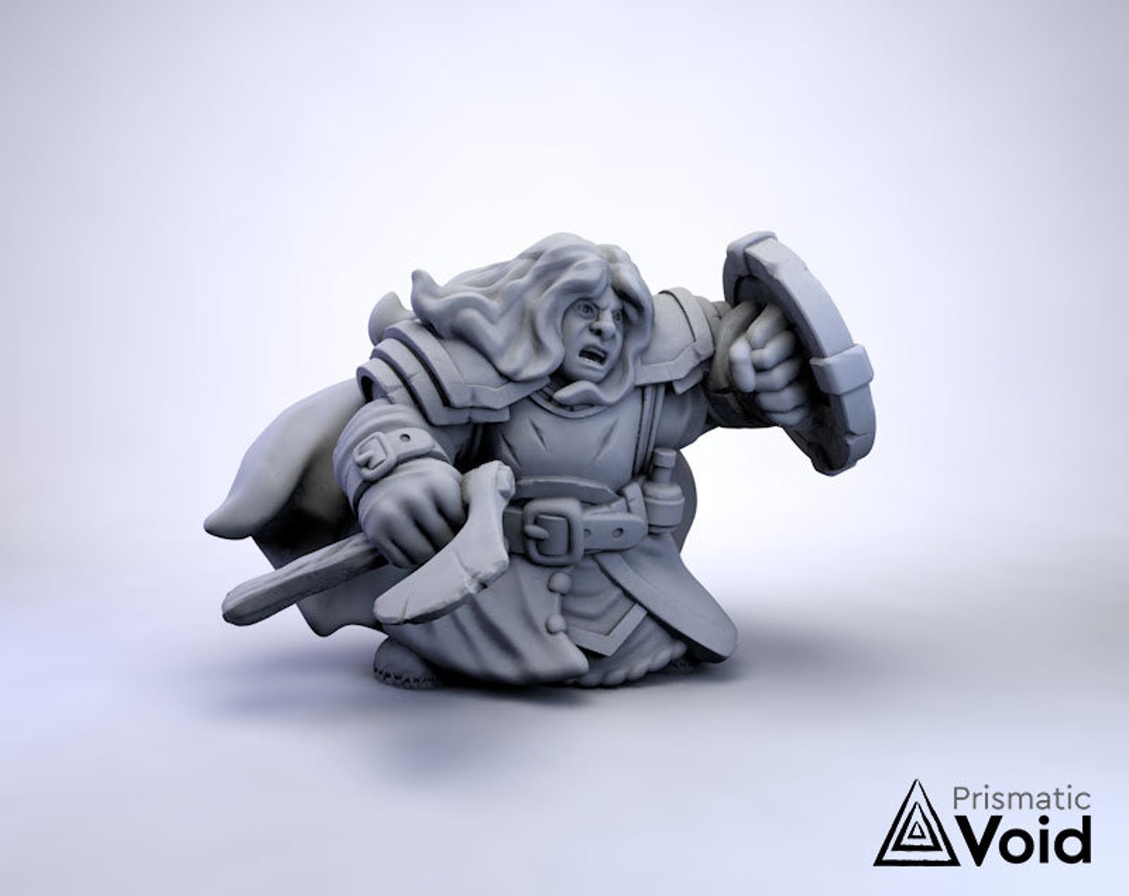 Dwarf Female Fighter / Defender variants Miniature for - Etsy