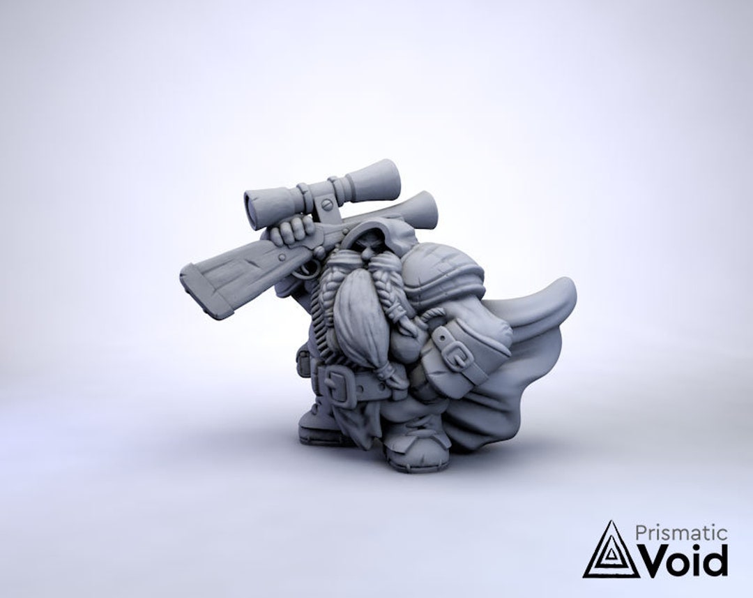 Dwarf Ranger - Miniature for Dungeons & Dragons, Tabletop RPG - Etsy