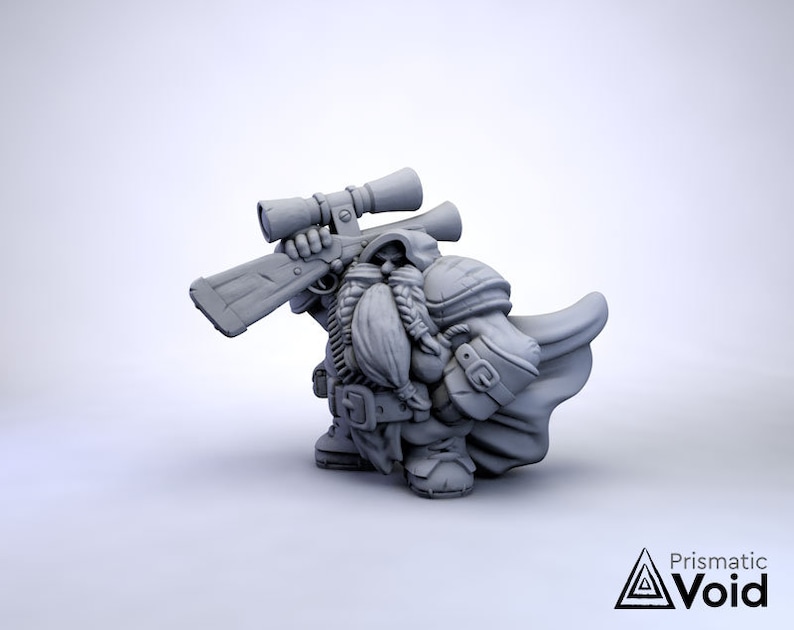Dwarf Ranger Miniature for Dungeons & Dragons Tabletop RPG - Etsy