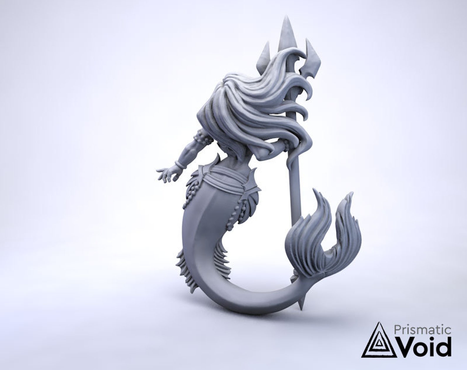 Merfolk Queen / Siren / Mermaid Miniature for Dungeons & | Etsy