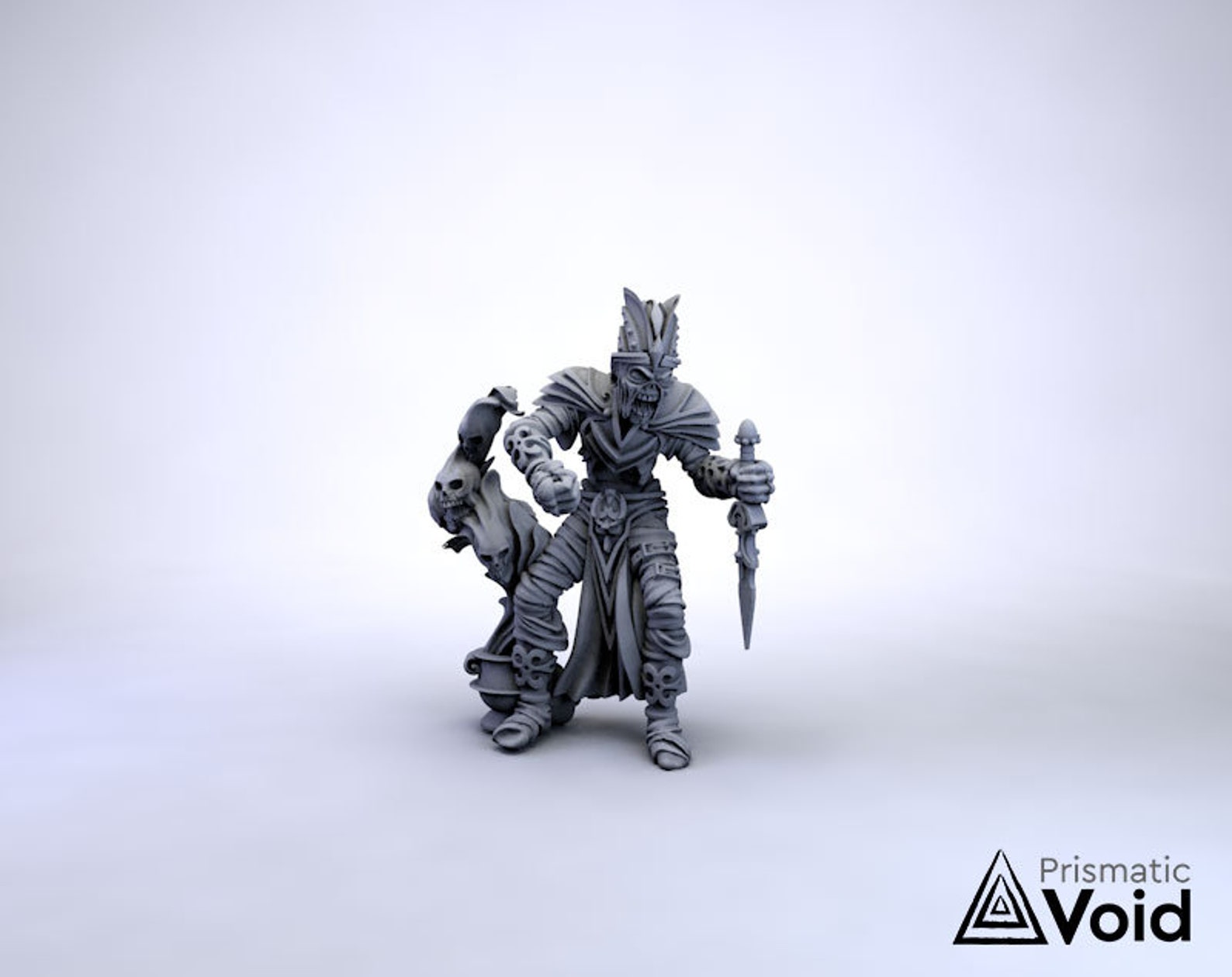 Mummy Lord Miniature for Dungeons & Dragons Tabletop RPG 5E | Etsy