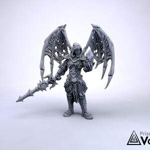 Fallen Angel / Demon / Necromancer Miniature for Dungeons & - Etsy