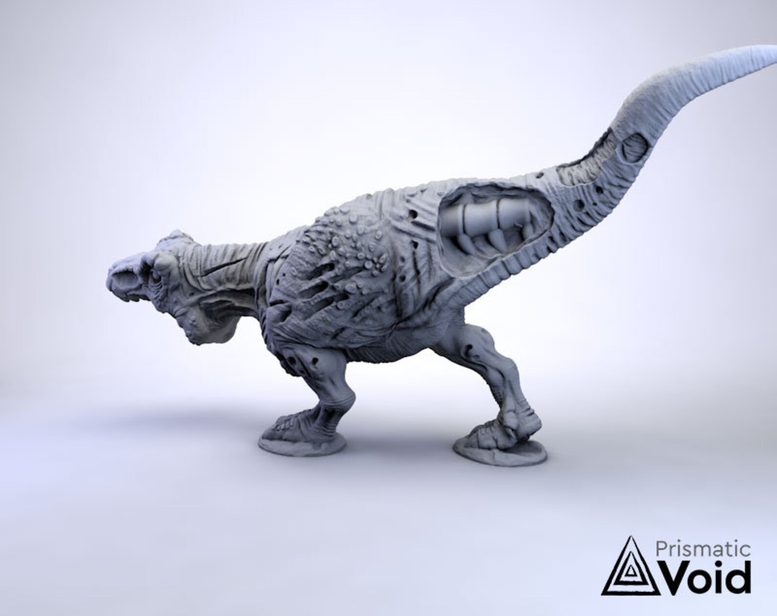 Zombie Tyrannosaurus Rex T-rex Miniature for Dungeons & | Etsy