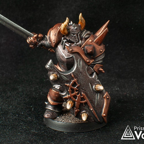 Chaos Champion / Damned Warrior Miniature for Dungeons & - Etsy