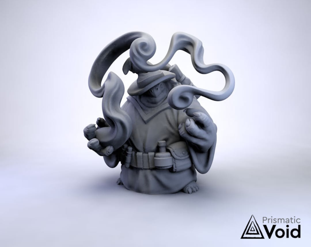 Tortle Wizard Miniature for Dungeons & Dragons, Pathfinder, Tabletop ...