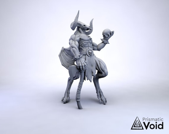 Devilish Overseer Fiend Demon Miniature for Dungeons & - Etsy