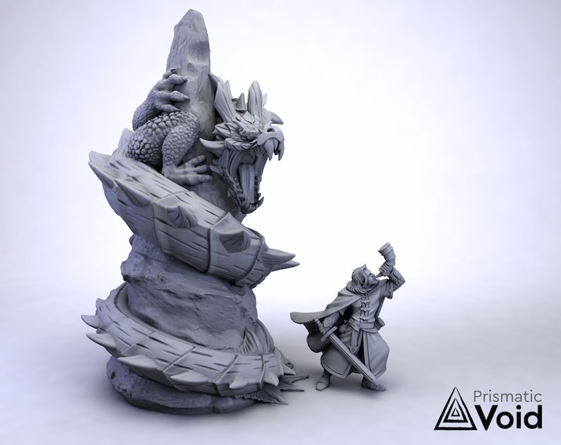 Drake Miniature for Dungeons & Dragons Tabletop RPG Kings - Etsy