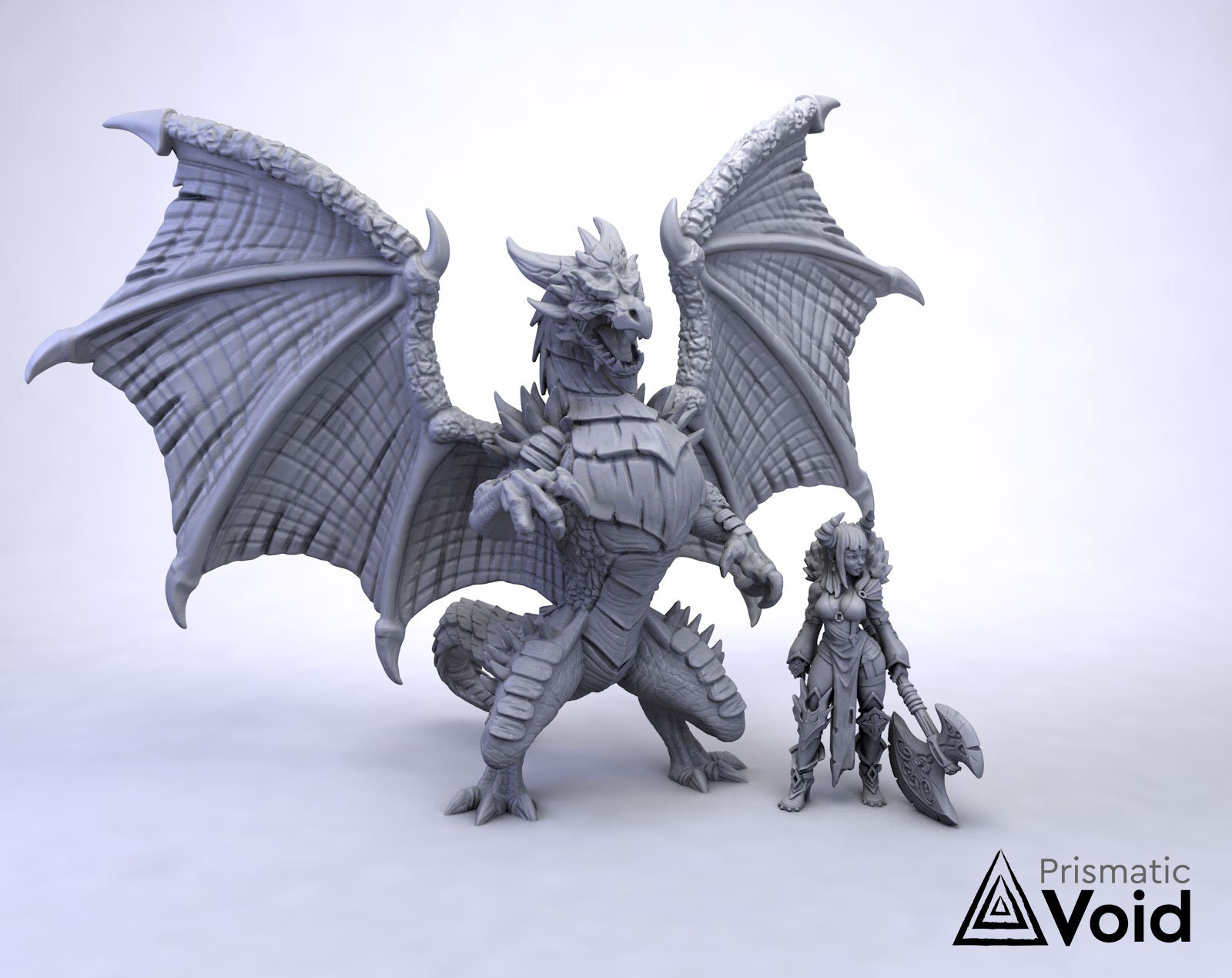 Red Dragon (variant Sizes)- Miniature for Dungeons & Dragons, Tabletop ...