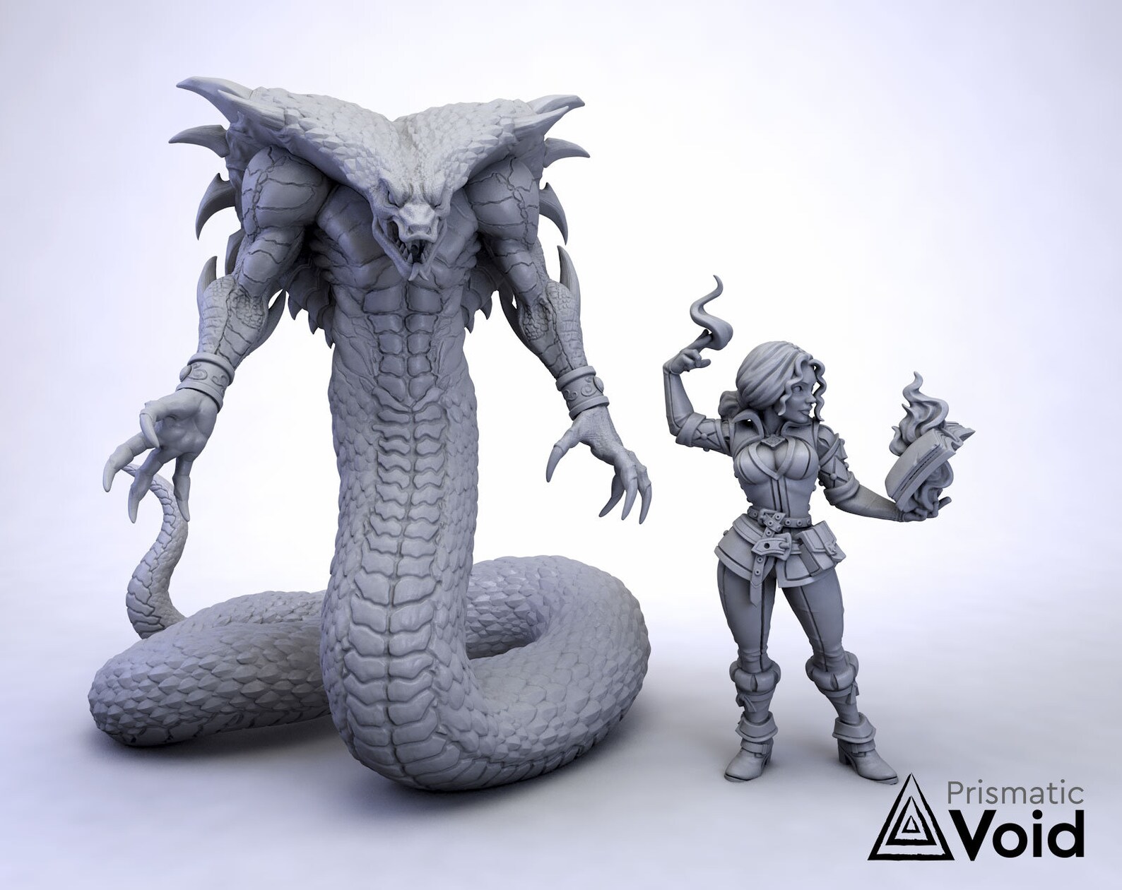 Naga / Serpentfolk / Yuan-ti - Miniature for Dungeons & Dragons ...