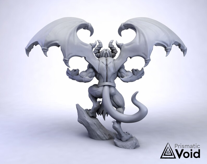 Winged Demon / Fiend / Devil Miniature for Dungeons & - Etsy
