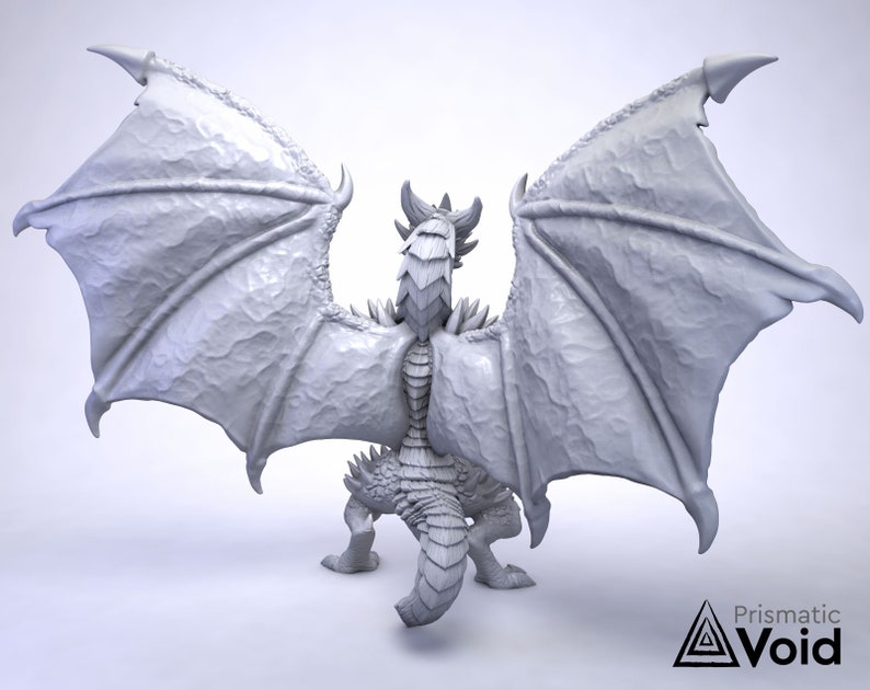 Red Dragon variant Sizes Miniature for Dungeons & Dragons | Etsy