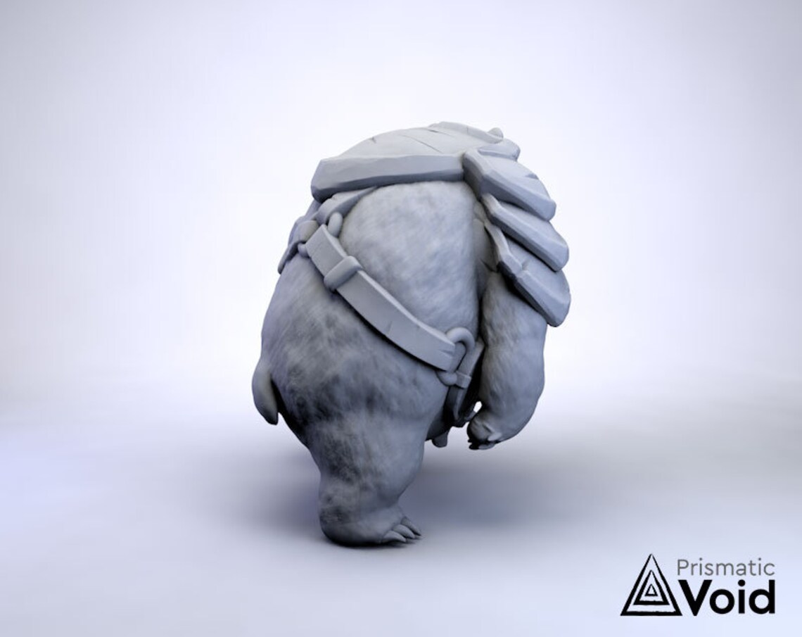 Armoured Bear / Familiar Miniature for Dungeons & Dragons - Etsy