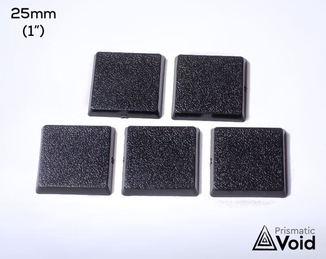 Square Plastic Bases 25mm / 1" - Etsy