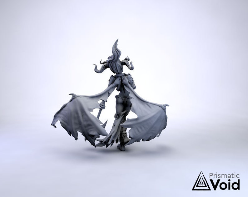 Horned Succubus / Demon Miniature for Dungeons & Dragons | Etsy