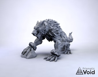 Dire Wolf Miniature - Etsy