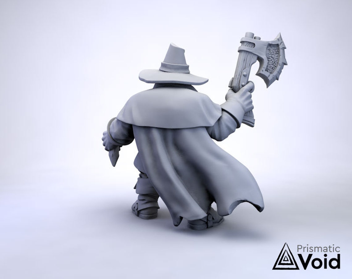 Dwarf Vampire Hunter miniature for Dungeons & Dragons | Etsy