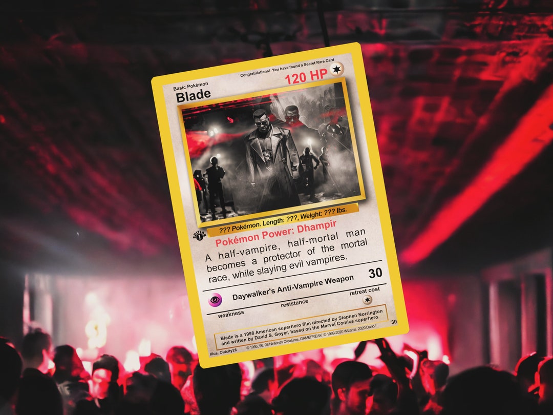 Blade Custom Card - Custom Pokemon Card Style - Etsy