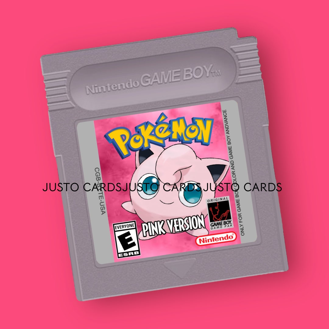 Pokemon Pink - Custom Game Boy Color Game Cartridge - Etsy