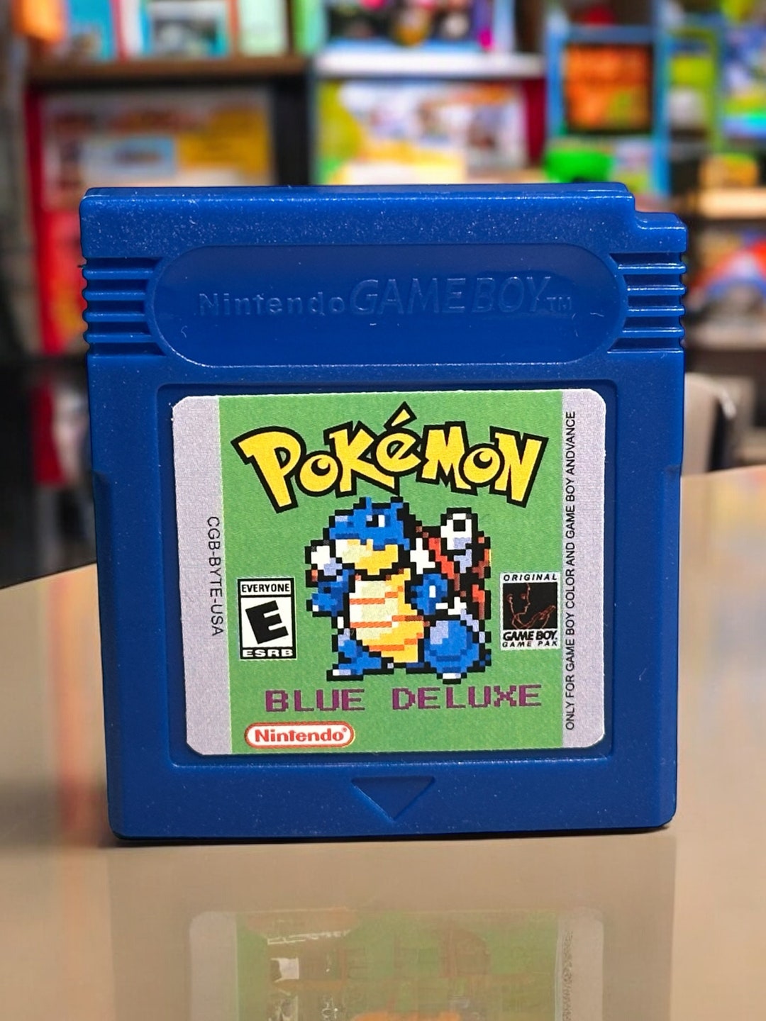 Pokemon Blue Deluxe Version - Custom Game Boy Color Game Cartridge - Etsy