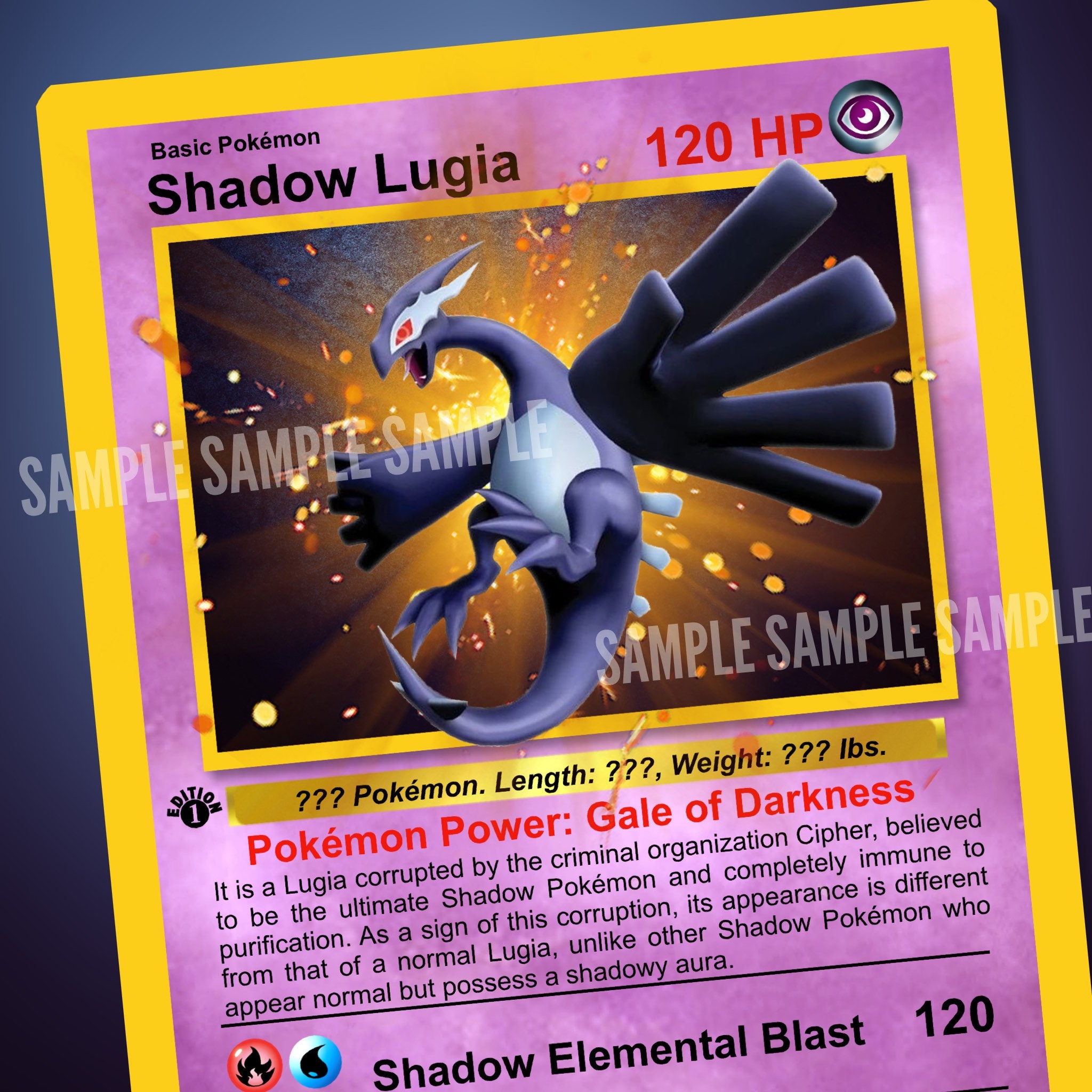 Shadow Lugia Card Real