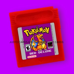 Pokemon Red Deluxe Custom Game Boy Color Game new Sprites and Colorized ...