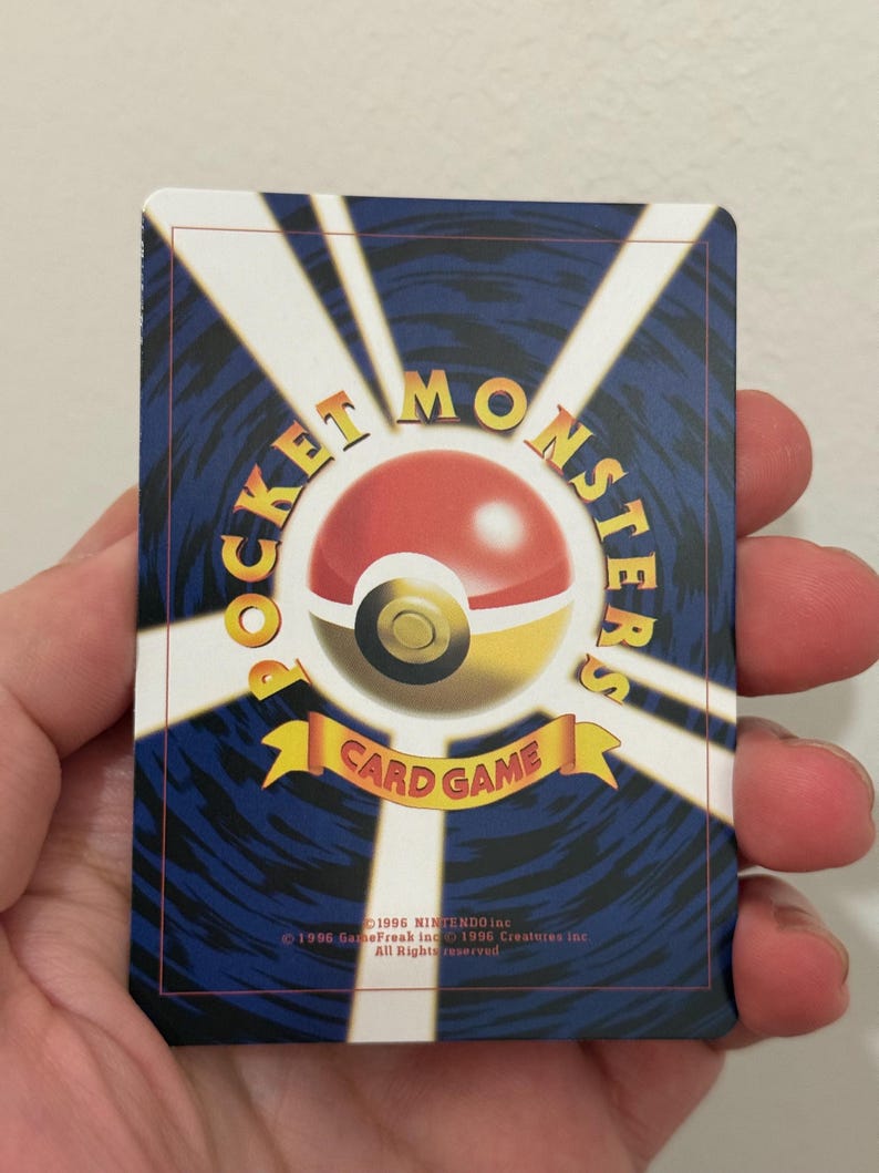 Illustrator Pikachu Holo - Pokemon Card (custom Pokemon Card) - Etsy