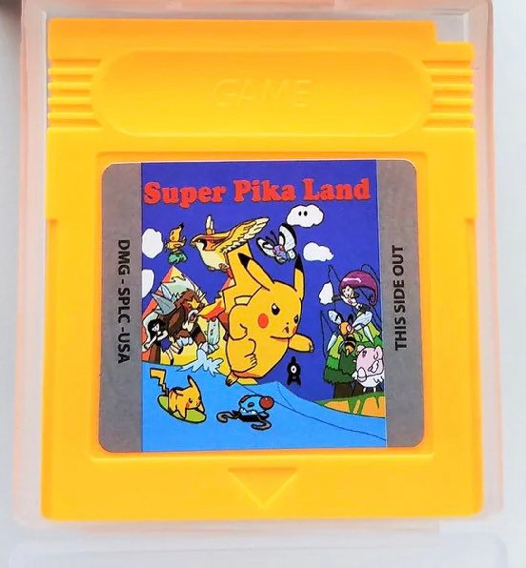 Super Pika Land Custom Game Boy Color Game Super Mario Land - Etsy
