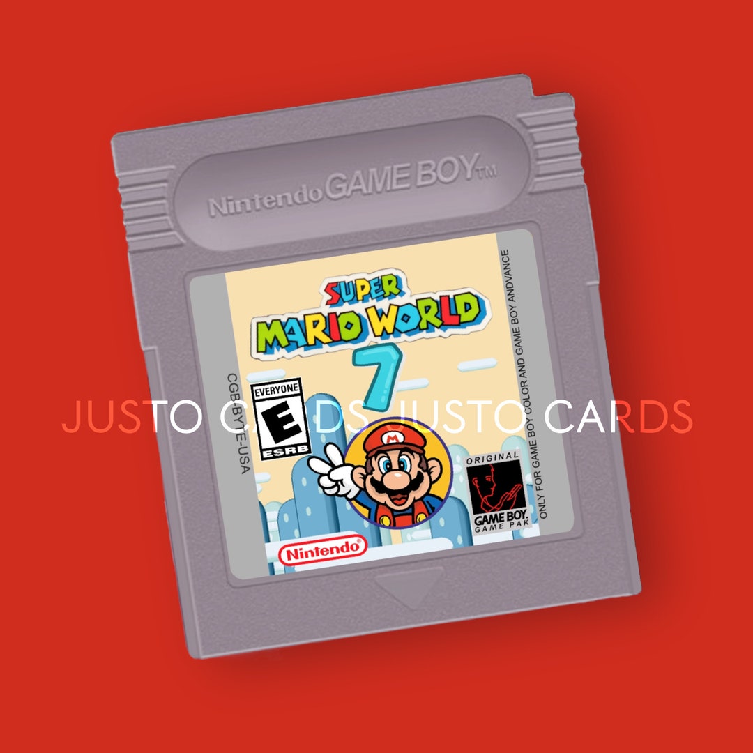 Super Mario World 7 Custom Game Boy Color Game Super Mario - Etsy