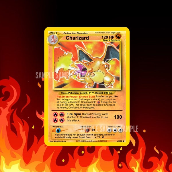 Fake Charizard - Etsy