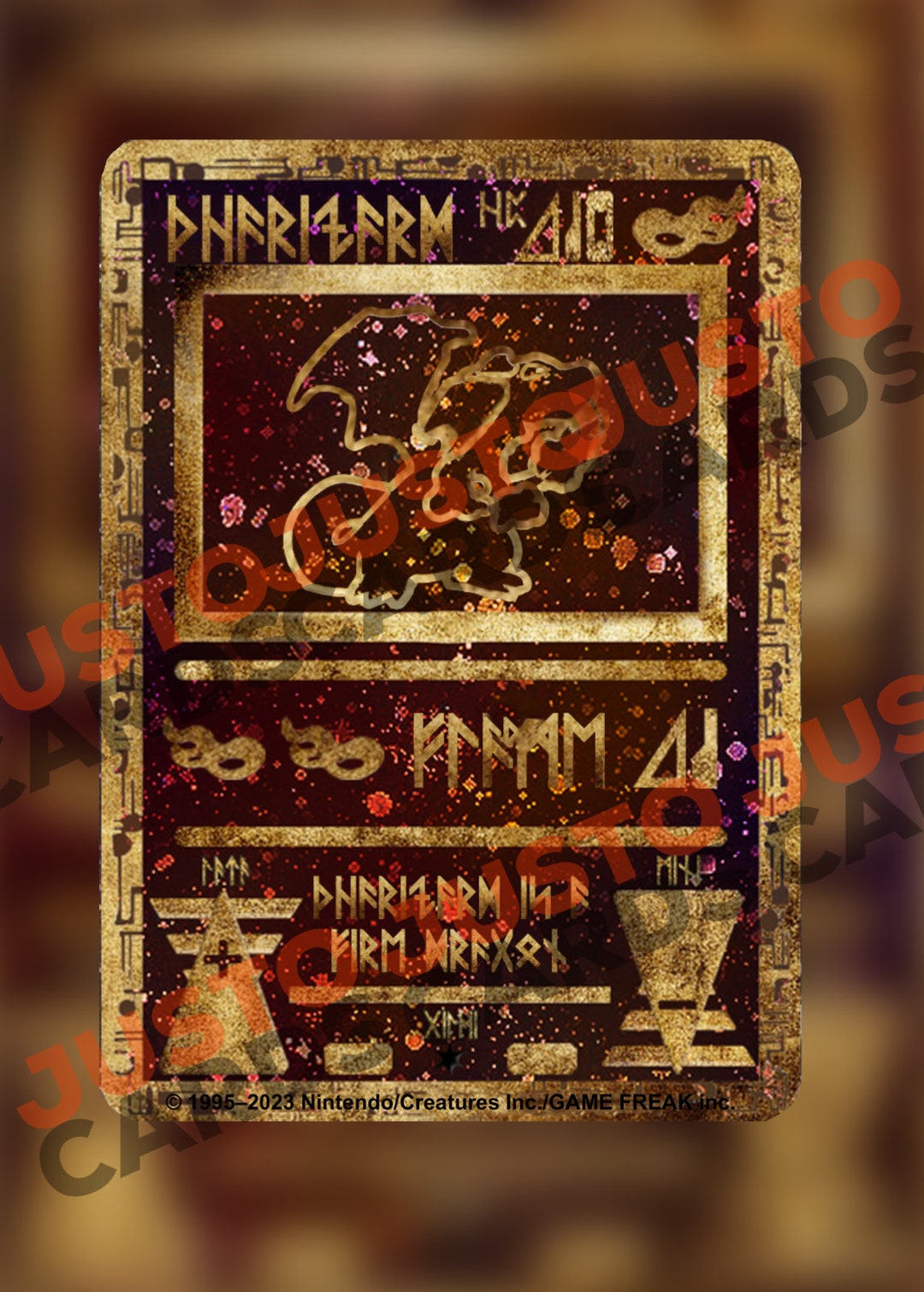 Ancient Charizard Custom Pokemon Card - Etsy