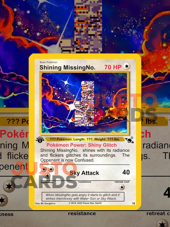 Pokemon Missingno Card