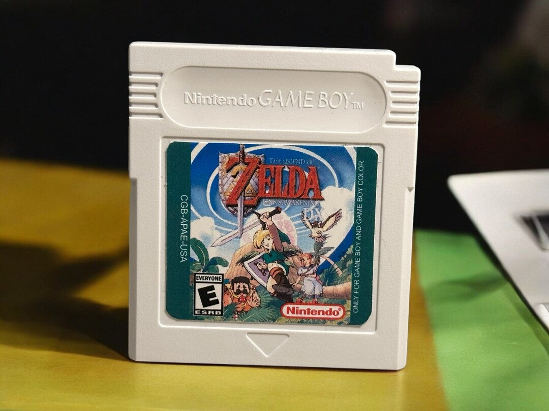White Cartridge Shell for the Legend of Zelda Links Awakening DX ...