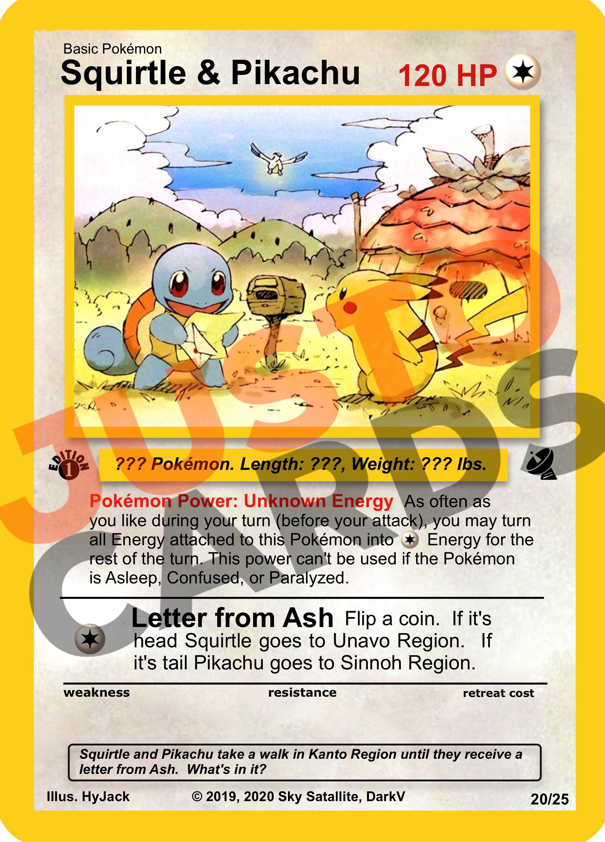 Pokemon Squirtle Card