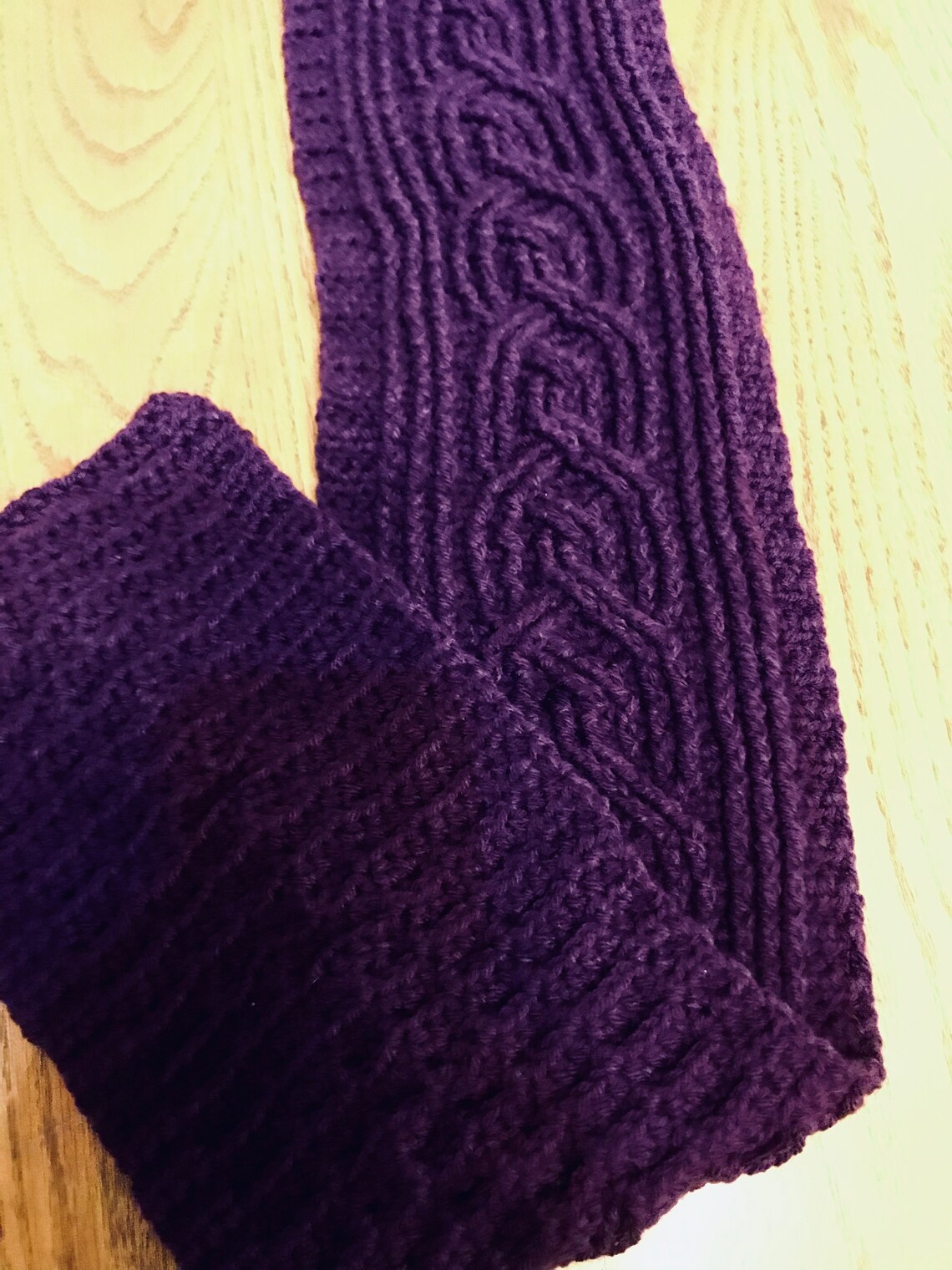 Celtic 4-strand Cabled Scarf Crochet Pattern - Etsy