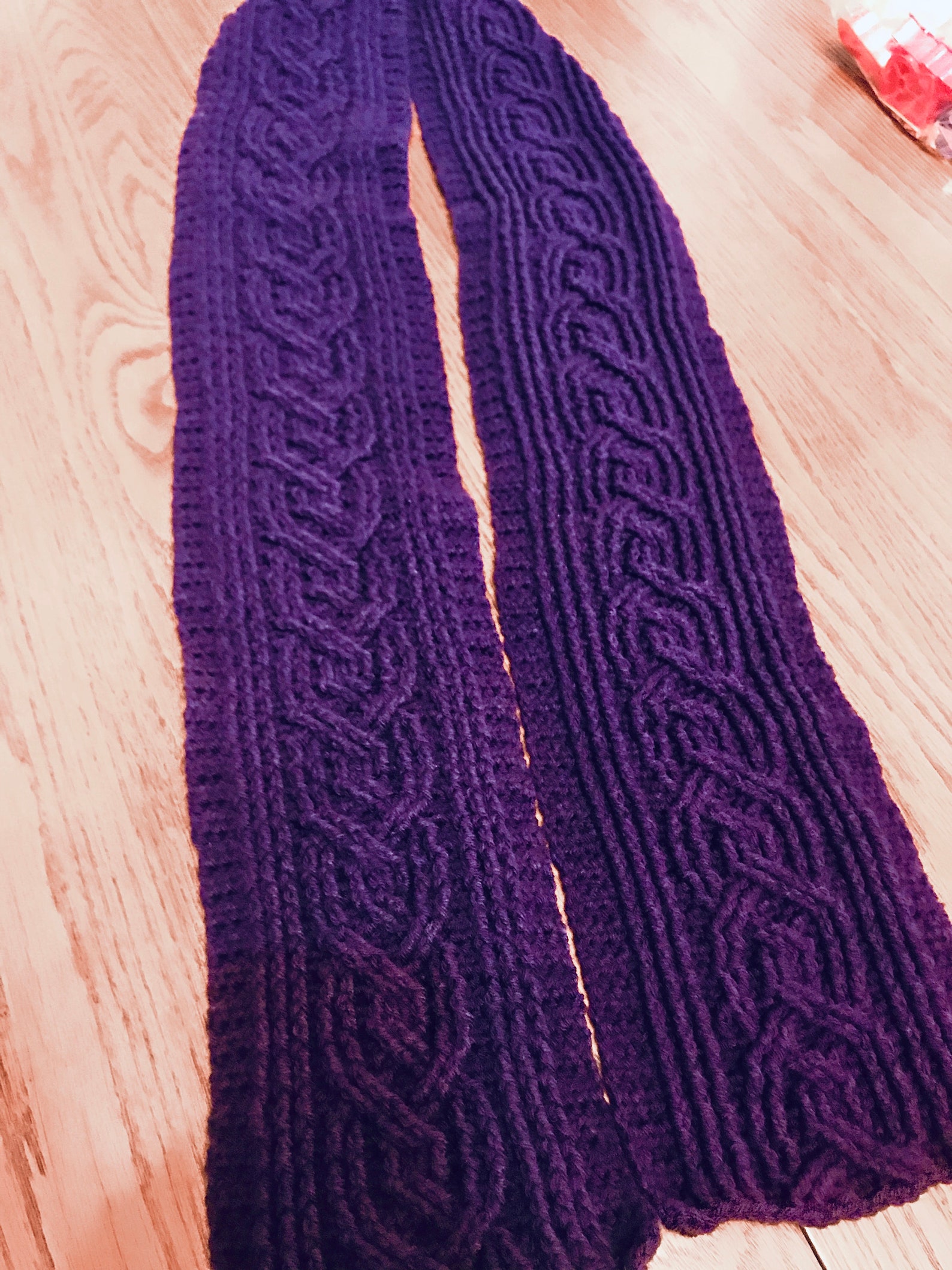 Celtic 4-strand Cabled Scarf Crochet Pattern - Etsy